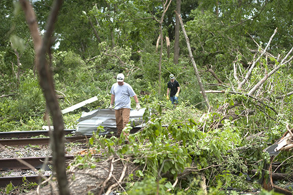 Storm damage in Garrison, Texas, on Friday, May 12, 2017. | Photo ...
