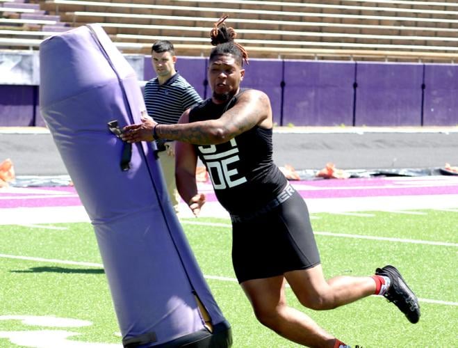 Four Lumberjacks display skills at Texans at pro day | Sports ...
