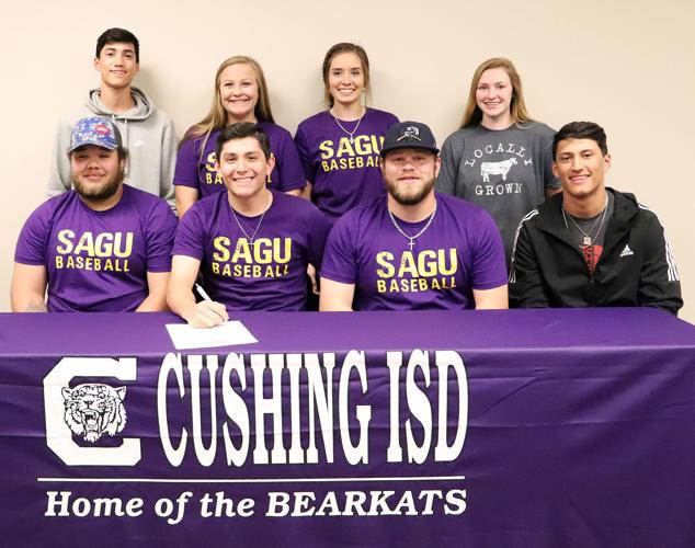 Cushing's Guadarrama inks to play baseball with SAGU | Sports ...