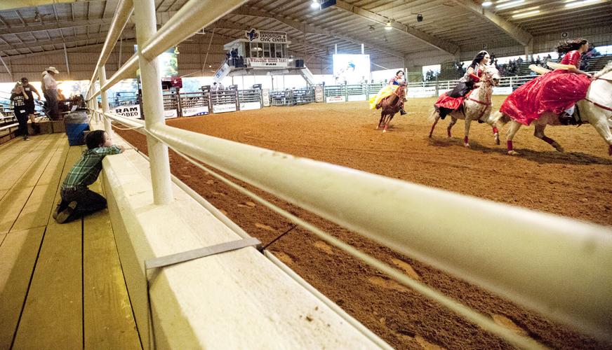 Opening night at the Nacogdoches Pro Rodeo and Steer Show, Thursday ...