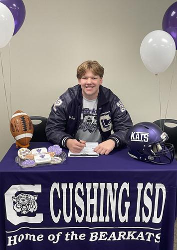 Cushing's Sharp signs to play football for Iowa Wesleyan | Sports ...