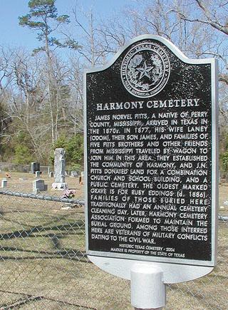 Harmony celebrating Texas Historic Cemetery Marker dedication and ...