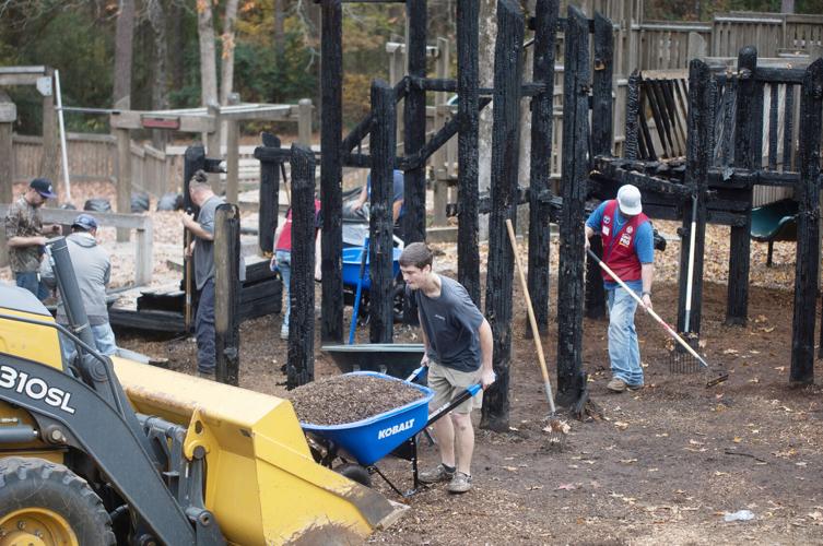 Cleanup underway at Maroney playground | Local News | dailysentinel.com
