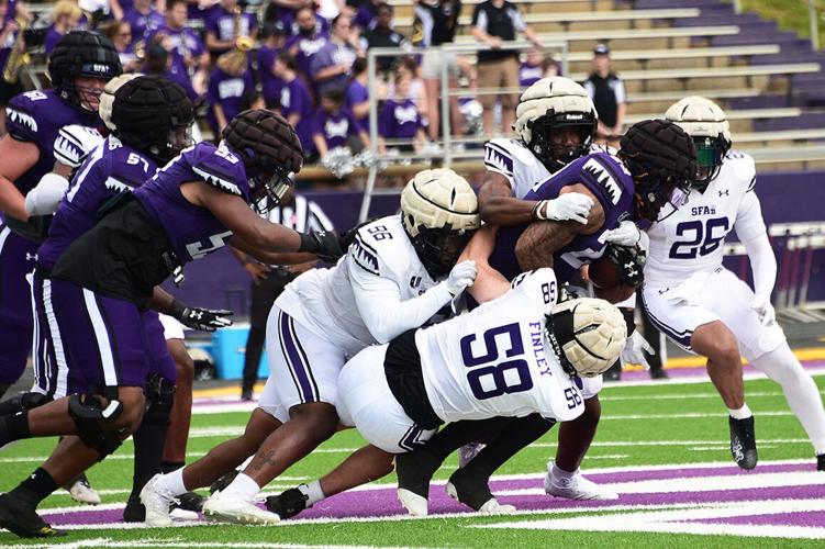 Team White wins spring Scrimmage, SFA honors former Lumberjacks ...
