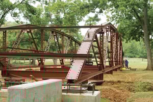 Movers set Historic Goodman Bridge at Pecan Park | Local News ...