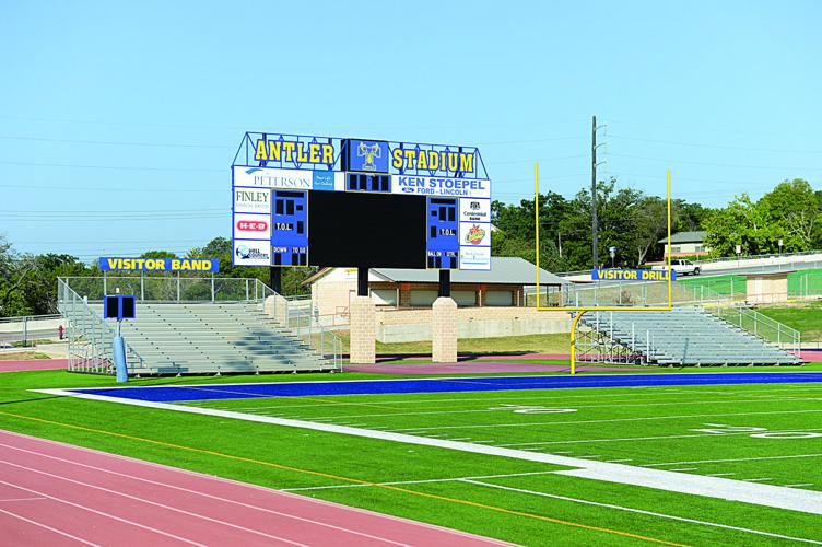 KISD officials cut the ribbon on the newly renovated Antler Stadium ...