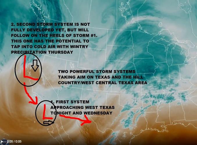 Tuesday evening: Very active weather pattern unfolding across Texas ...