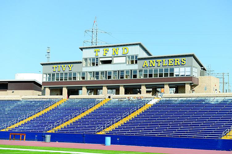KISD officials cut the ribbon on the newly renovated Antler Stadium ...