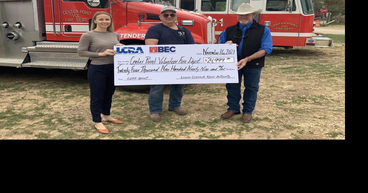Center Point fire department gets big grant | News | dailytimes.com