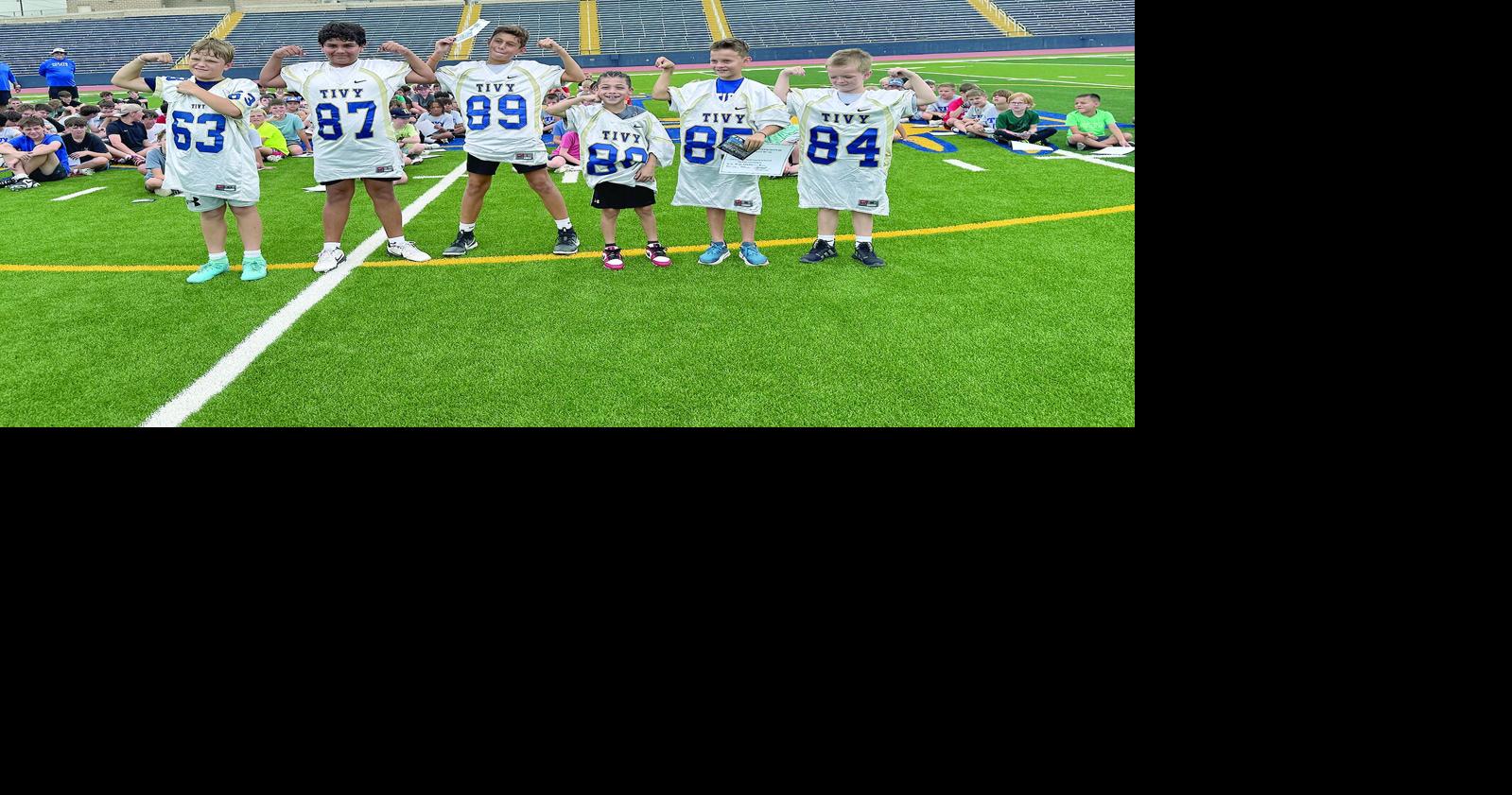 Local kids build skills at Tivy football camp | Education | dailytimes.com