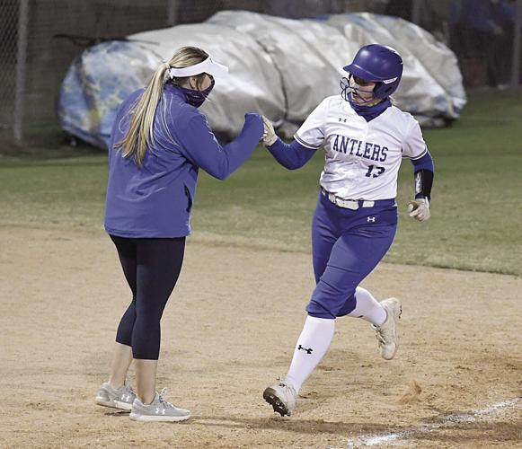 Amelia Balser hits solo home run; Lady Antlers can’t contain Medina ...