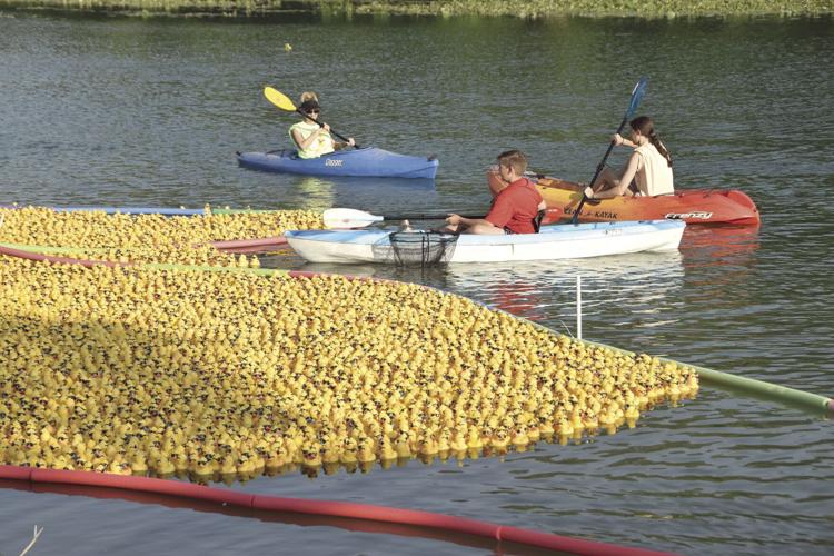 Duck Derby all it was quacked up to be: 10,000 ducks flood Guadalupe ...