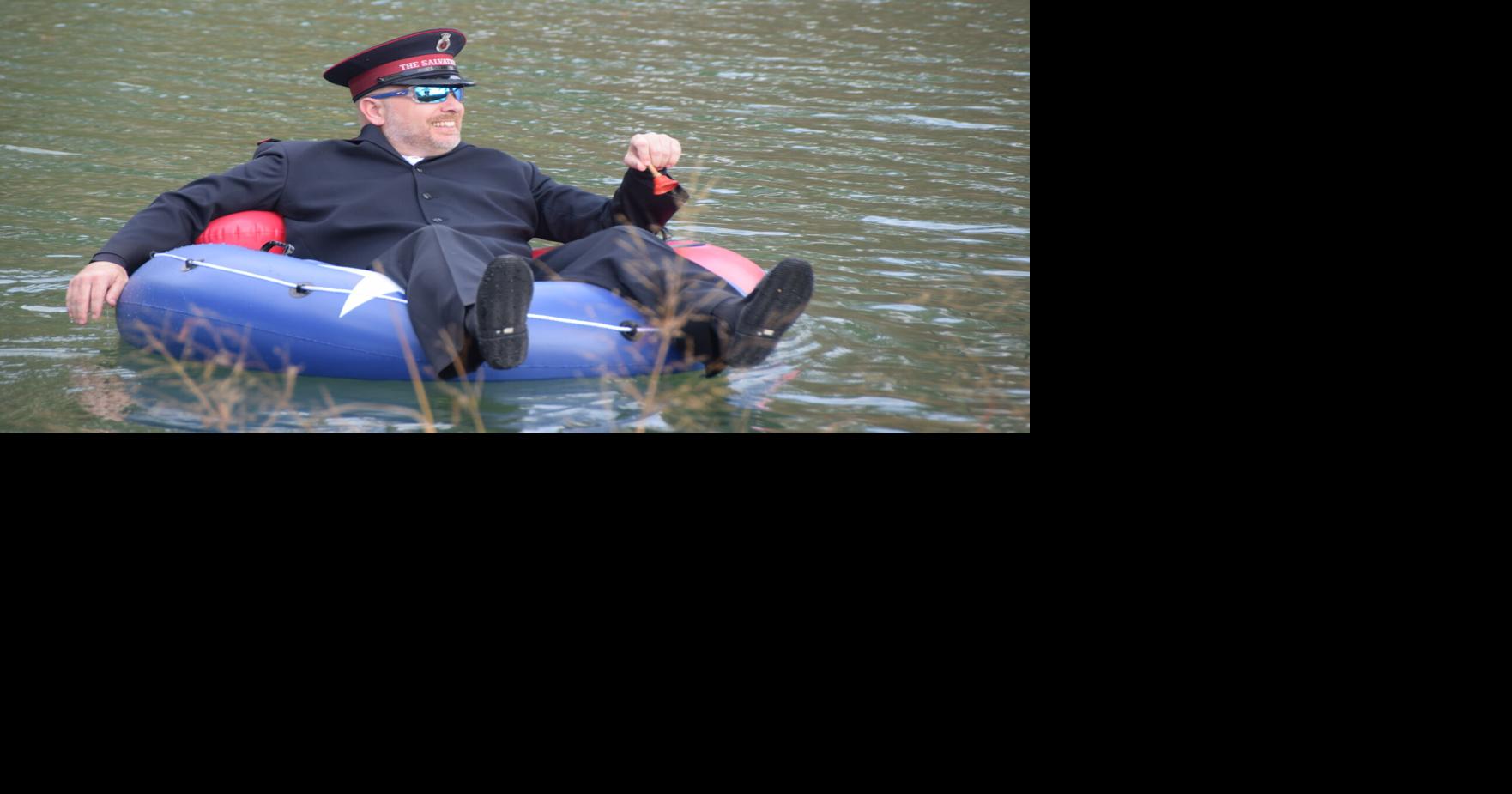 Captain Jeremy Romack braves cold water in Guadalupe River for charity ...