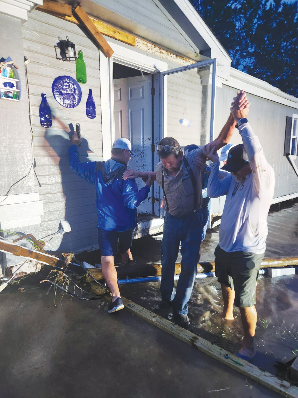 Washed away: Couple recalls terrifying night as flood carried them ...