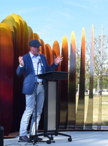 Intersection of town and gown: New Schreiner sculpture connects city ...