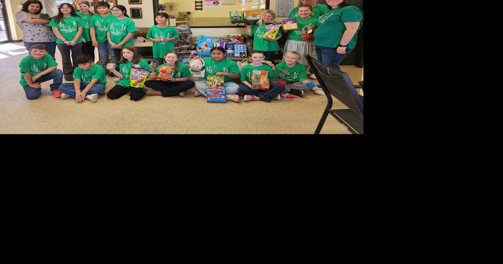 Center Point Elementary student council donates pet supplies to Freeman ...
