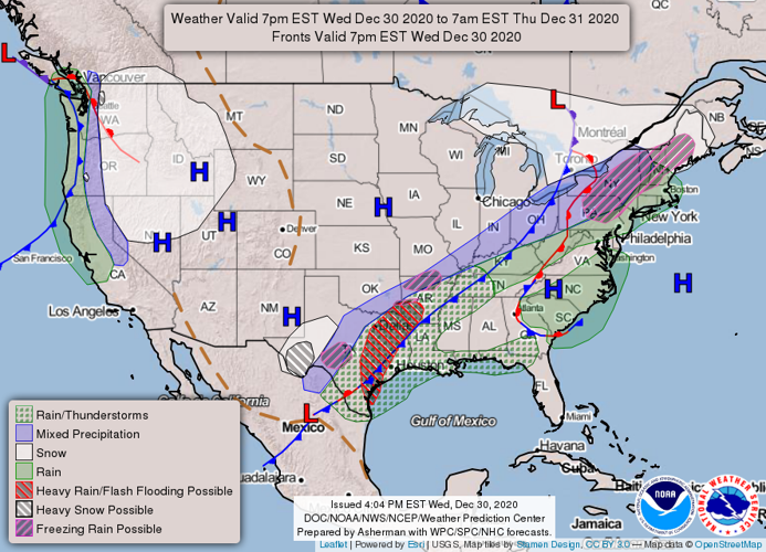 WINTER STORM WARNING POSTED FOR KERR COUNTY: Windy, cold and a chance ...