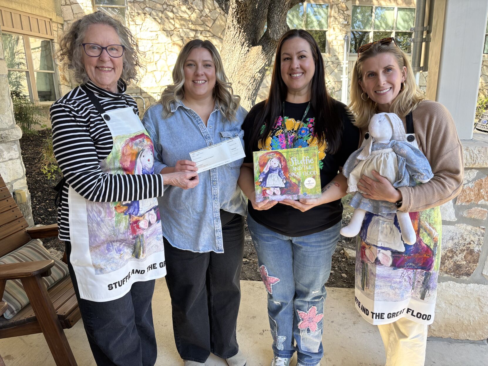 Children's book about a stuffed animal in the flood raises money to ...