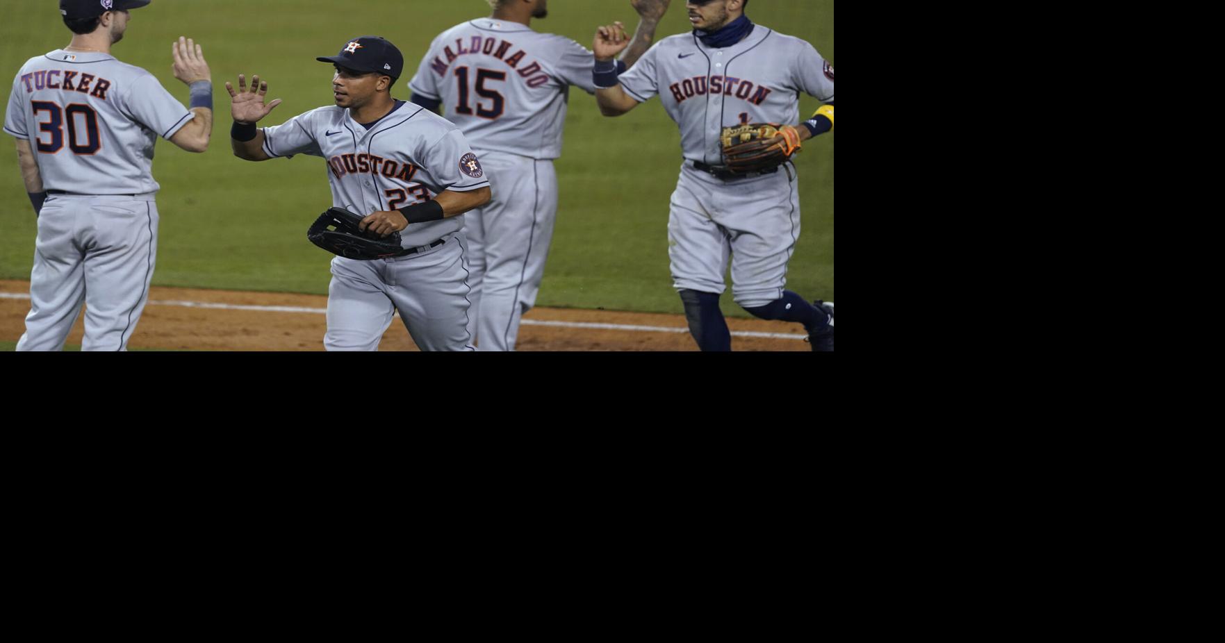 Astros rally to beat Dodgers 7-5 despite angry LA fans | Promotions ...