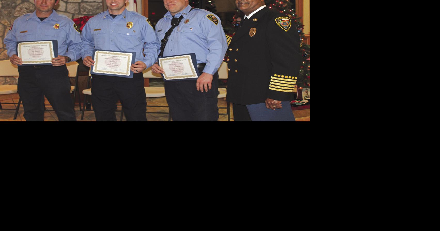 Kerrville firefighters recognized for dedication to department, area ...