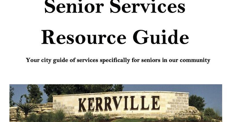 New version of Senior Services Resource Guide can be found on city ...