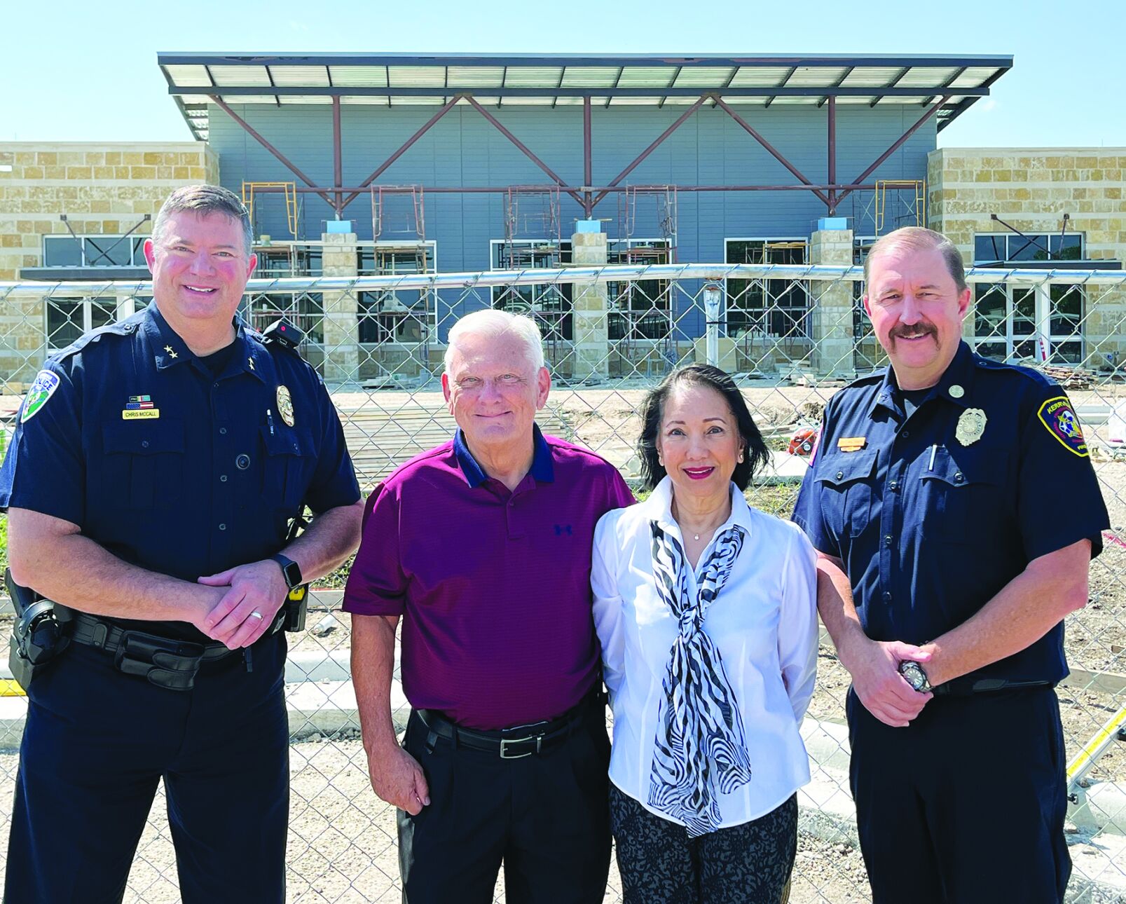 Couple donates to Kerrville First Responders Fund for Guardian Plaza ...