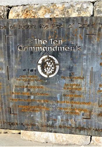 10 Commandments monument comes to sculpture garden | Lifestyles ...