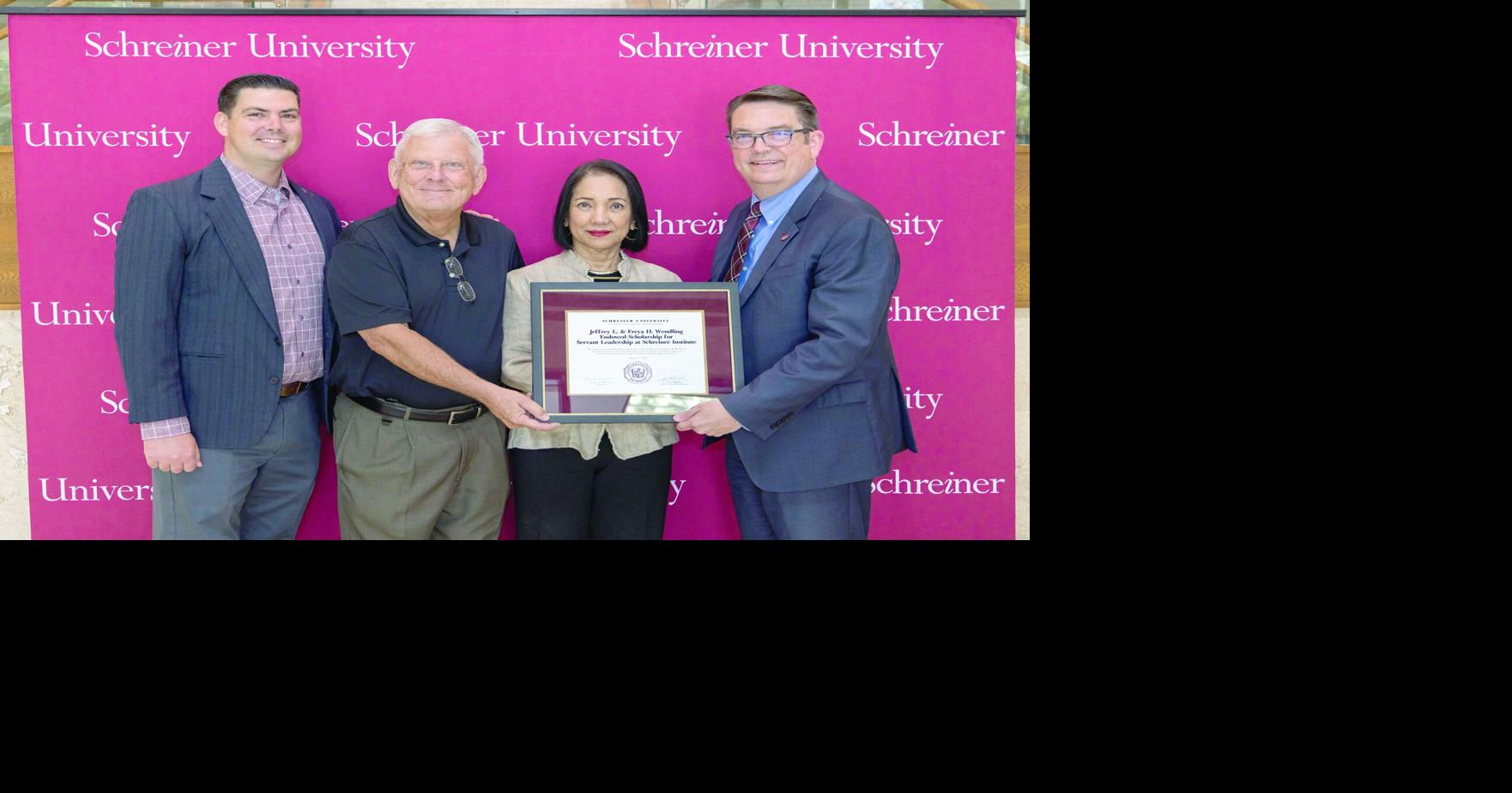 Wendlings establish endowed scholarship at Schreiner | Education | dailytimes.com