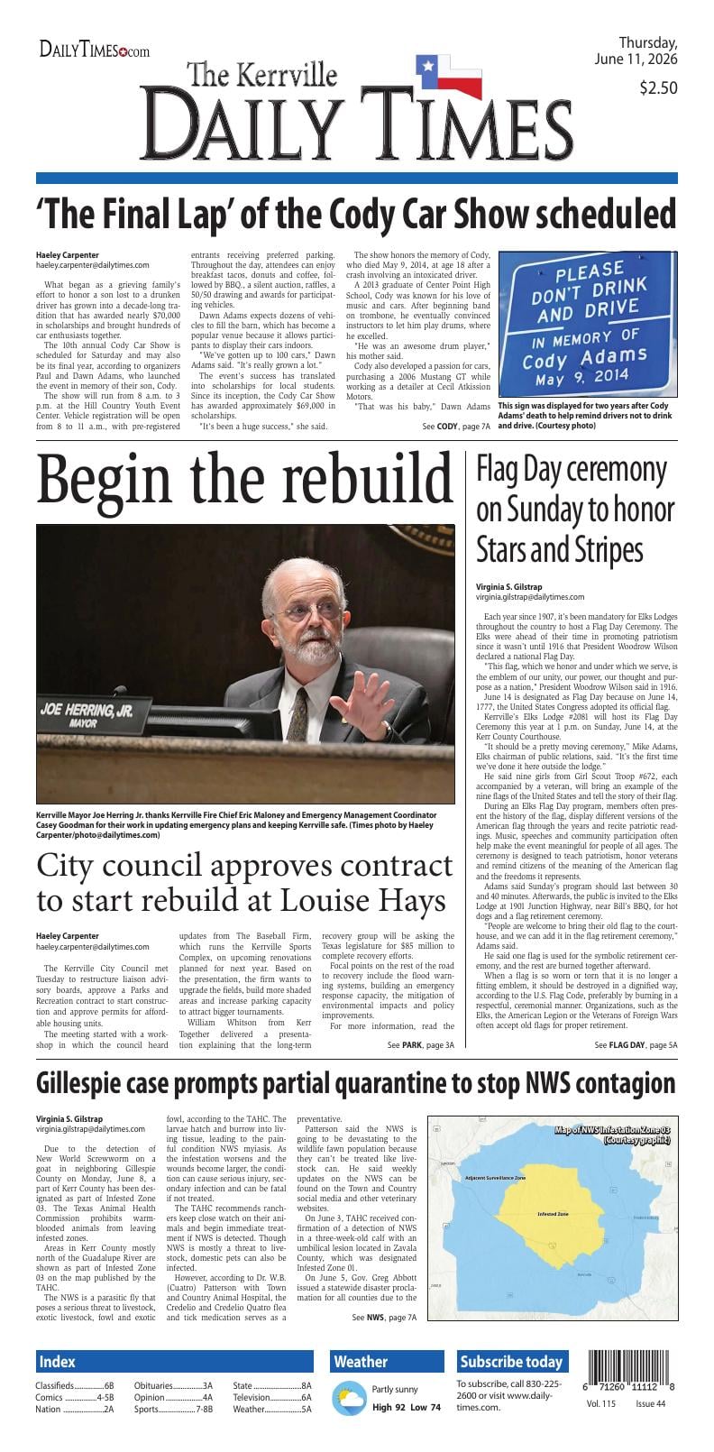 Page A01 | e-Editions | dailytimes.com