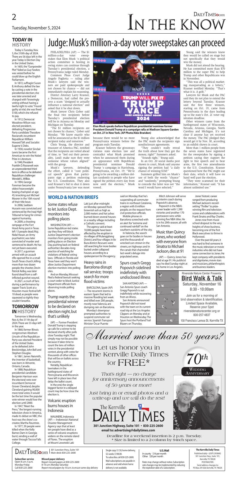 Page A01 | e-Editions | dailytimes.com