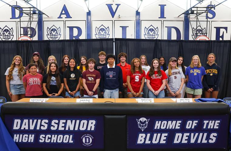 Blue Devil athletes put pen to paper | Sports | davisenterprise.com