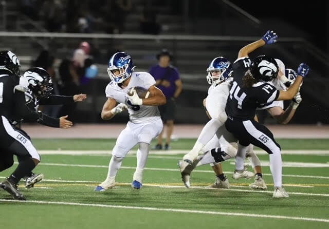 Football: Blue Devils' defense shines but falls in league opener ...