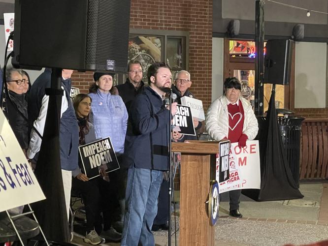 Locals call for Noem firing at Woodland rally | News | davisenterprise.com