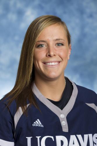 Amy Nunez, Krista Bava and coach Erin Thorpe UCD softball preview ...