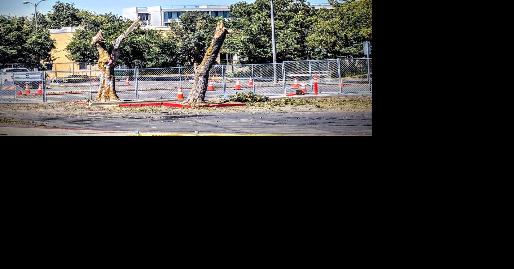 ARC parking lot under construction for improvement project, includes ...