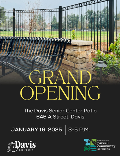 Davis Senior Center to host patio grand opening on Jan. 16 | News ...