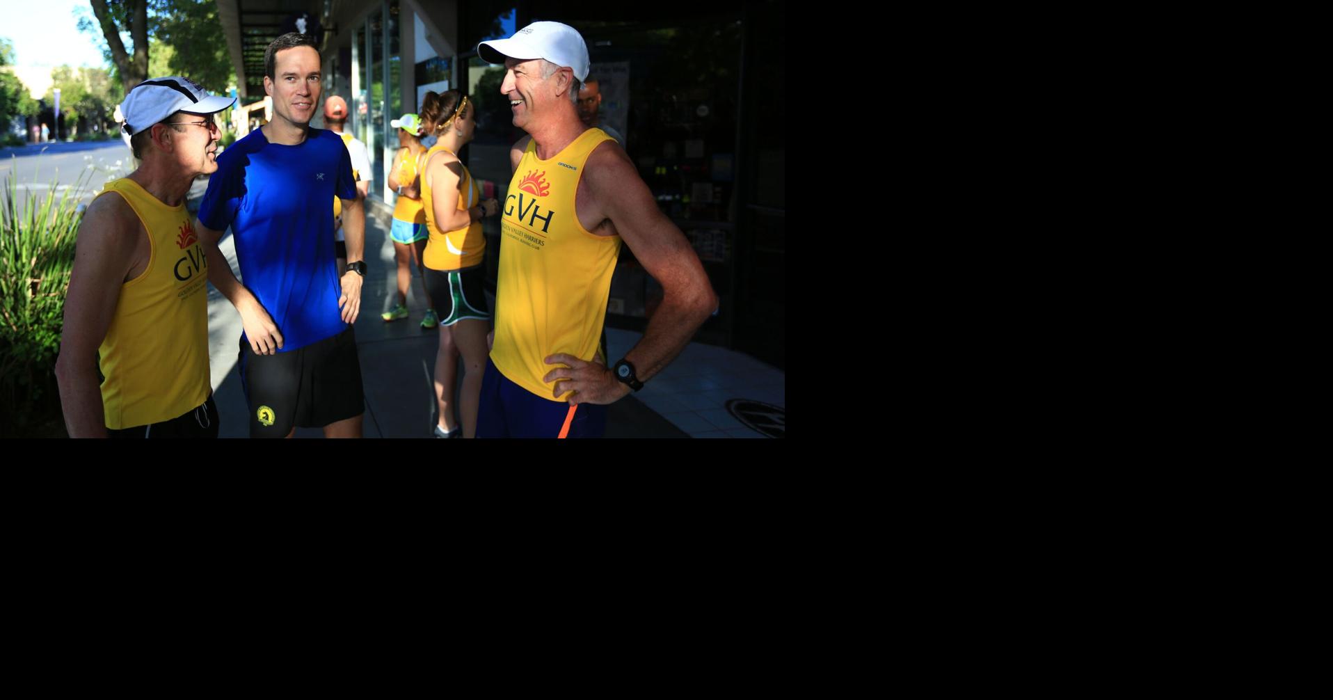 Mark Helmus, Greg Loge and John Burmester Davis runners headed to ...