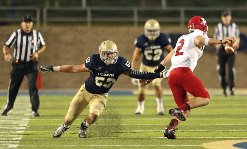 Russell Reeder and Chris Martin UCD football vs. South Dakota photos ...
