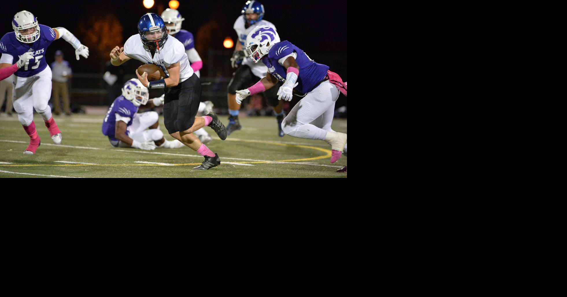 Ish Perez, Karch Miller and Jake Griffiths DHS football vs. Franklin ...