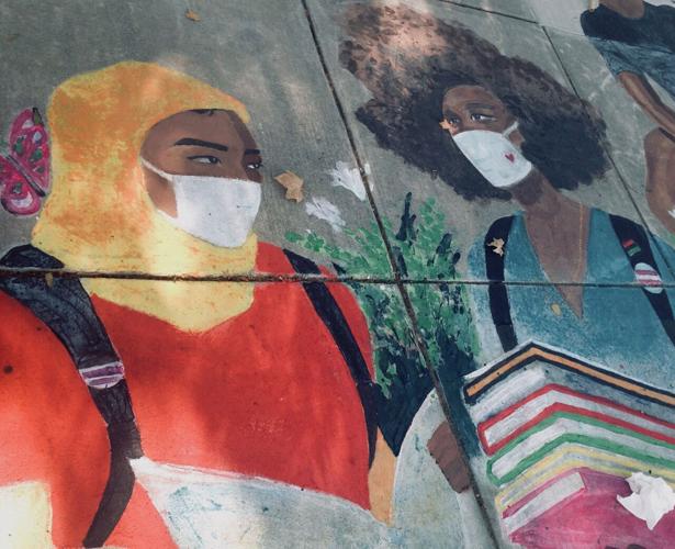 Local artists respond to pandemic, current events with pavement ...