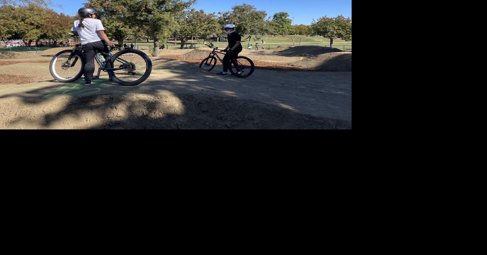 Humans and zombies come together for pump track grand opening | News ...