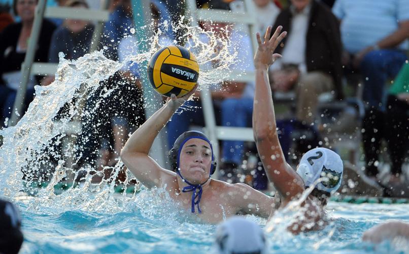 Jeff Stark and Bradley Nicholson DHS boys water polo vs. Rio Americano ...