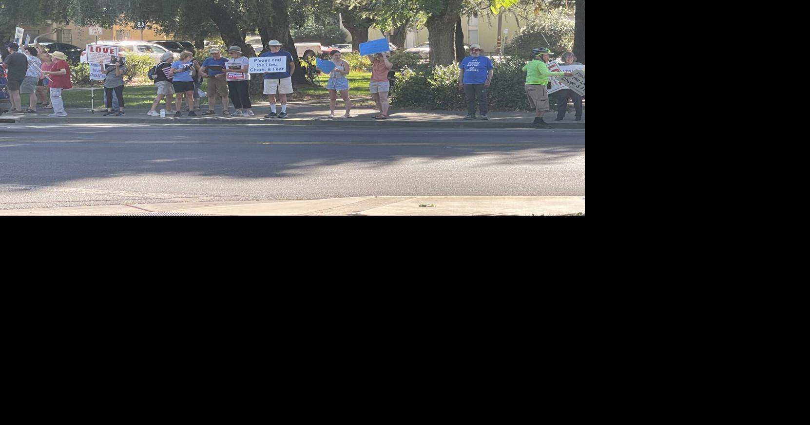 Indivisible Yolo holds ‘Disappeared in America’ protest in Davis | News ...