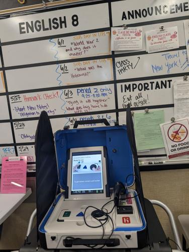 Classroom to polling place: A glance inside on election day | News ...