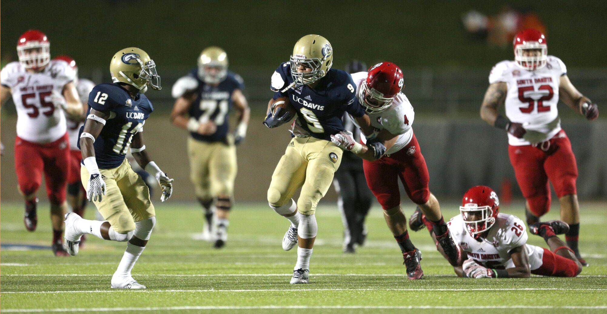 Russell Reeder and Chris Martin UCD football vs. South Dakota photos ...