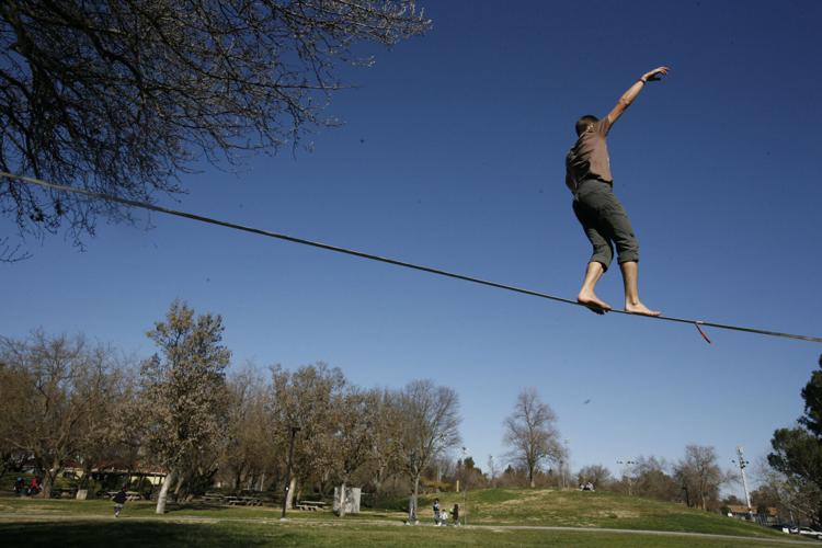 Slackliner photos | Do-not-import | davisenterprise.com