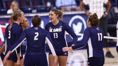 Volleyball: Aggies win opener on the road | Sports | davisenterprise.com