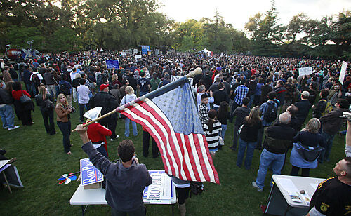 Ron Paul rally at UCD | Do-not-import | davisenterprise.com