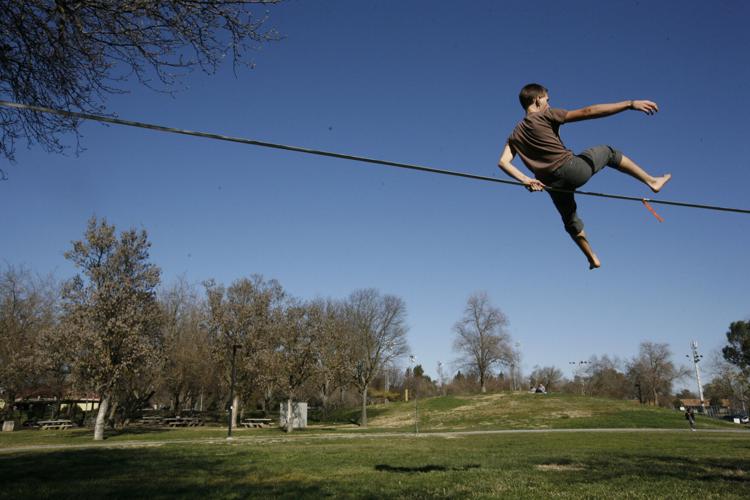 Slackliner photos | Do-not-import | davisenterprise.com