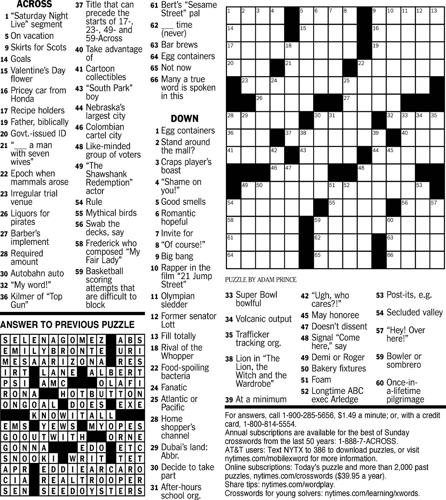 discussions crossword